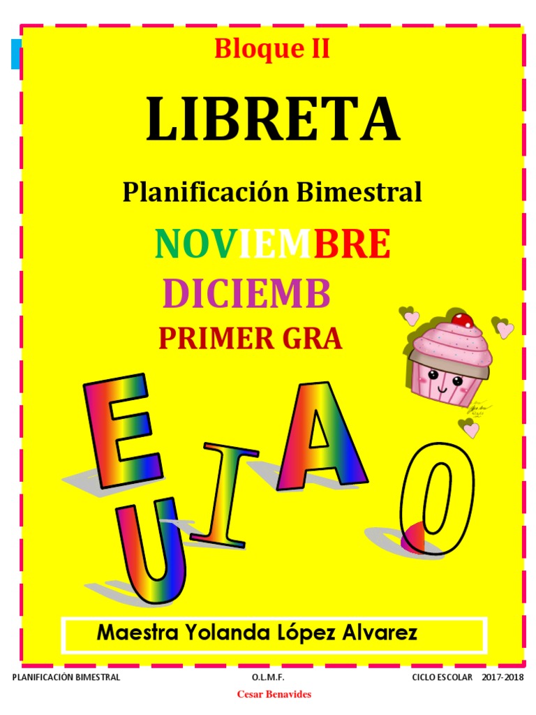 Planificación bimestral para primer grado de primaria con enfoque en ...