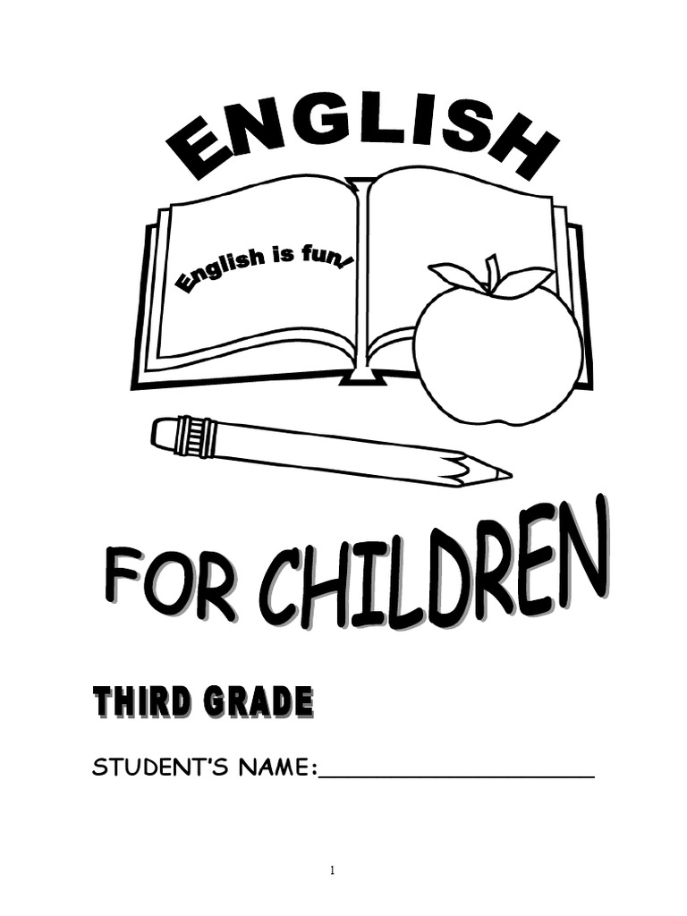 Módulo De Inglés Para Tercer Grado Pdf Enseñando Aprendizaje