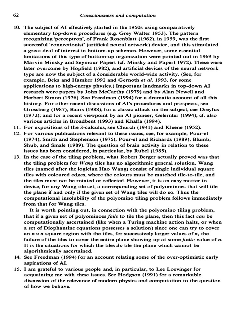 Consciousness and Computation: N X N N | Download Free PDF | Artificial ...