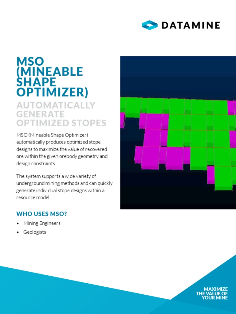 MSO | PDF | Mining | Mathematical Optimization