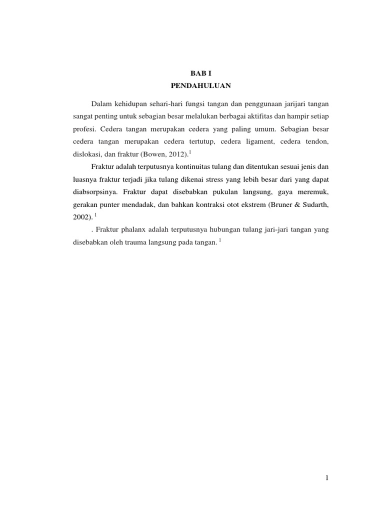 Lapsus Fraktur Digiti Manus Fix | PDF