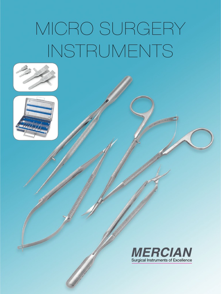 MIcrosurg Catalog | PDF | Scissors | Surgery
