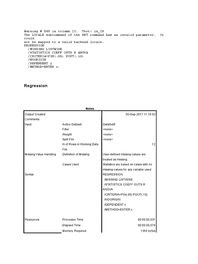 Uji Regresi | PDF | Errors And Residuals | Dependent And Independent Variables