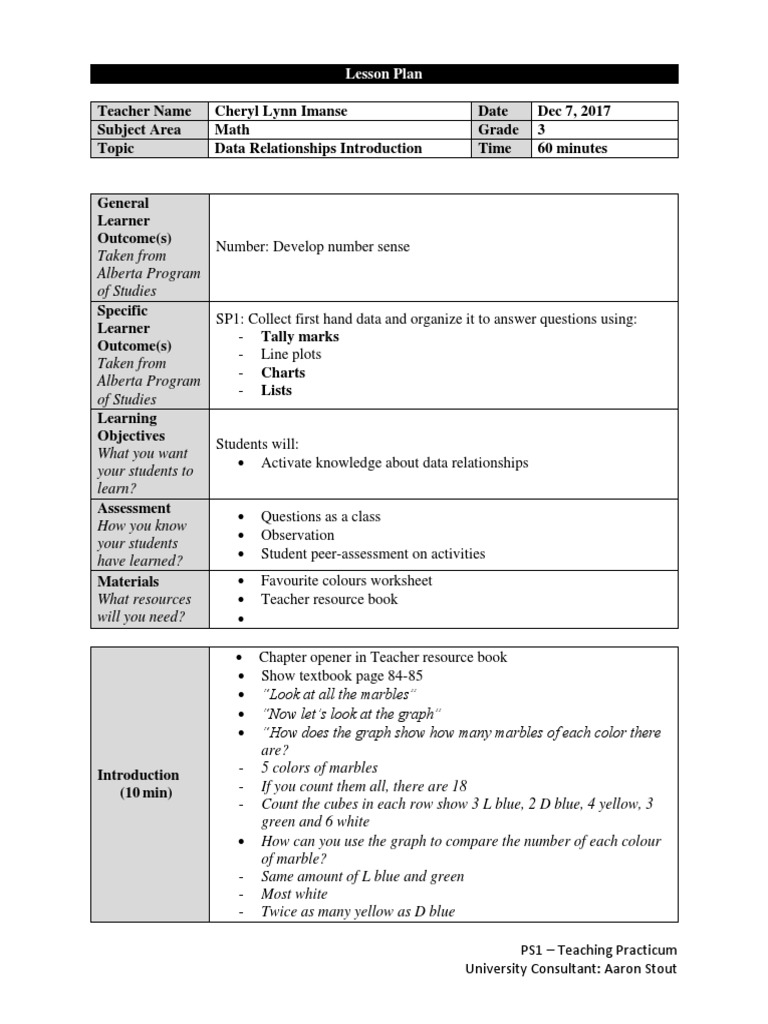 Chapter 4 Opener | PDF | Chart | Lesson Plan