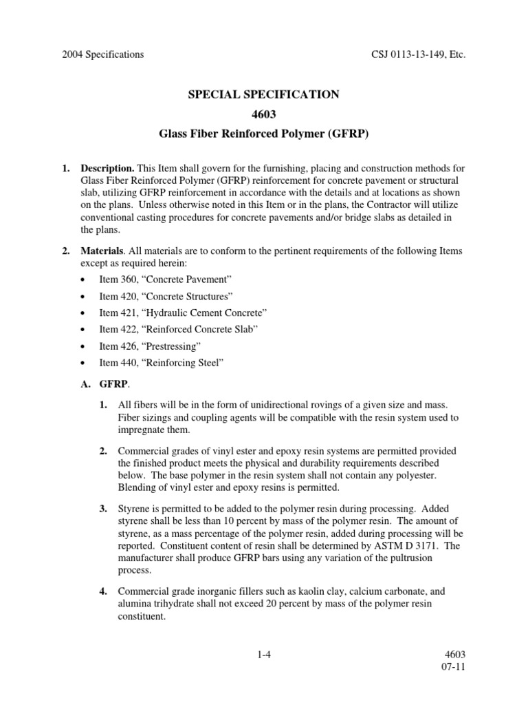 Glass Fiber Specs | Download Free PDF | Fiberglass | Strength Of Materials