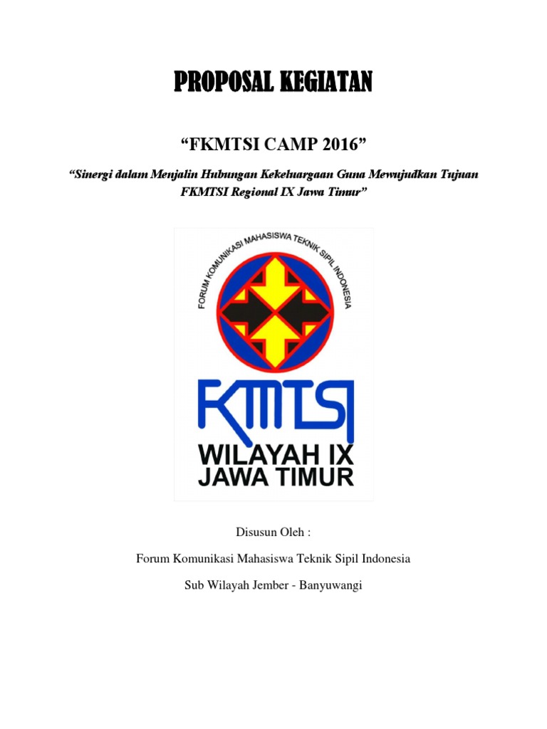 Cover Proposal Kegiatan | PDF