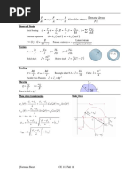 Strength of Materials Formula Sheet | PDF | Strength Of Materials ...