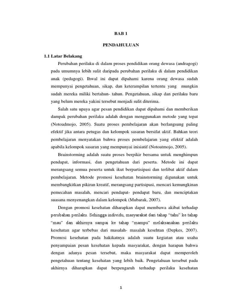 Metode Brainstorming | PDF