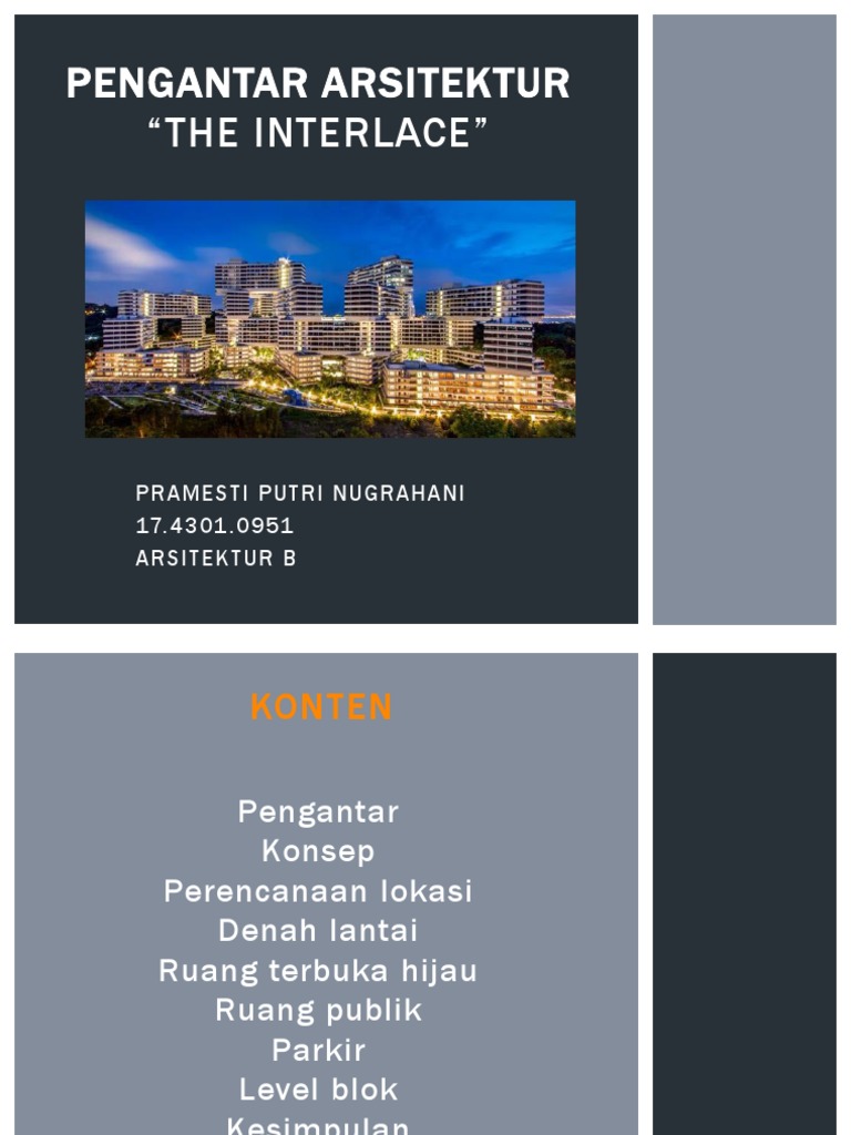 Desain Inovatif The Interlace, Singapura | PDF | Seni