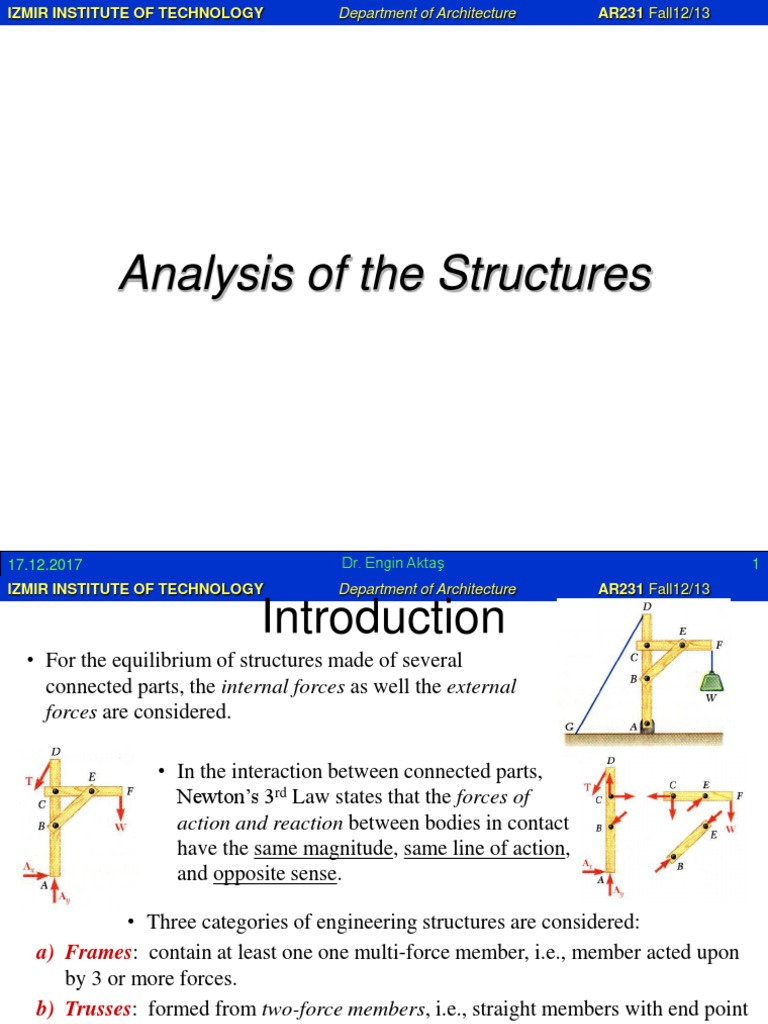 Analysis of Structures | PDF | Truss | Force