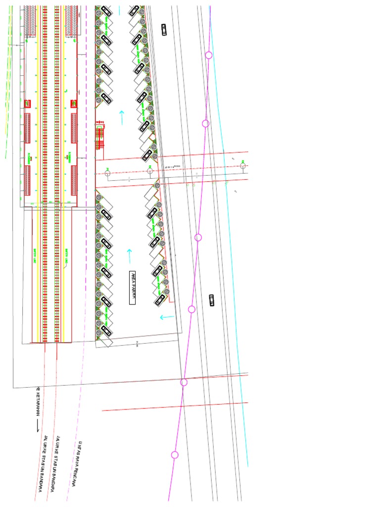 Layout Design Stasiun Bandara Model | PDF