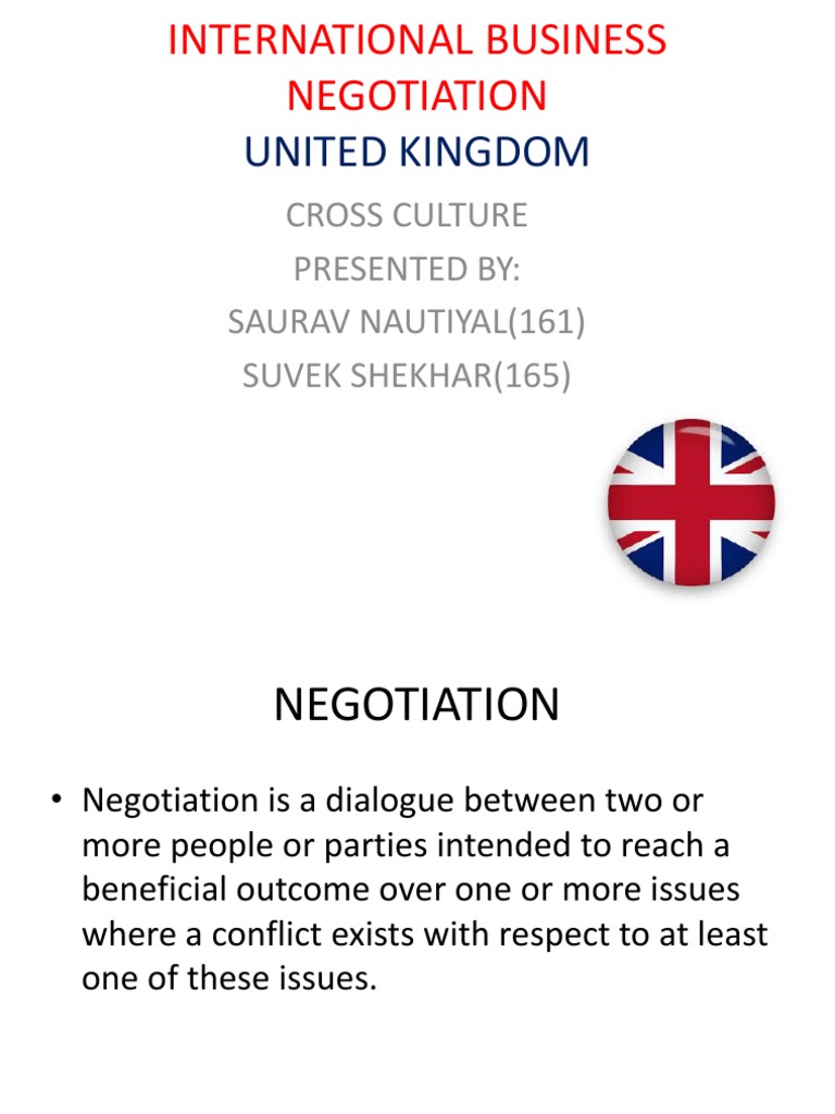 International Business Negotiation | PDF | Negotiation | Etiquette