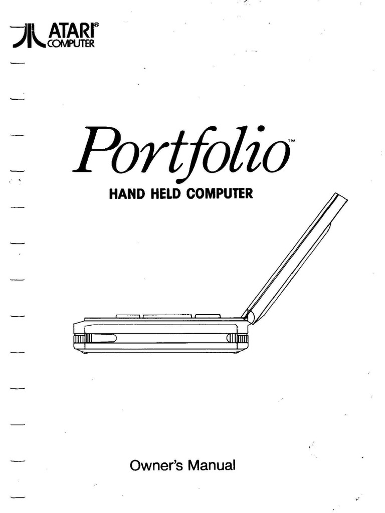 Atari Portfolio | PDF