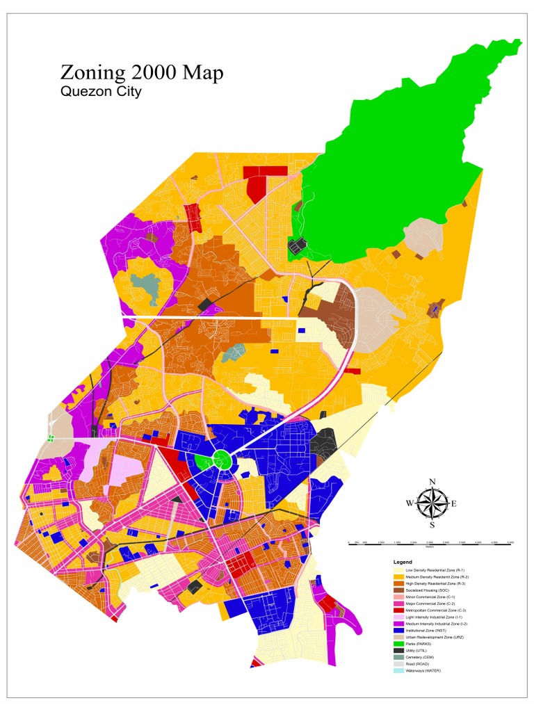QC Zoning 2000 Map | PDF