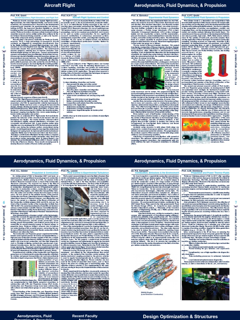 Experimental Fluid Dynamics Computational Fluid Dynamics & Propulsion ...