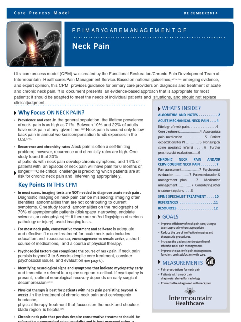 Algoritma Neck Pain | PDF | Pain | Physical Therapy