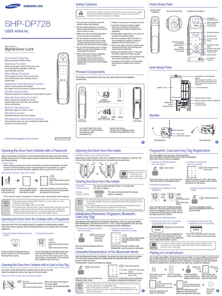 Shp-dp920 728 Manual | PDF | Biometrics | Switch