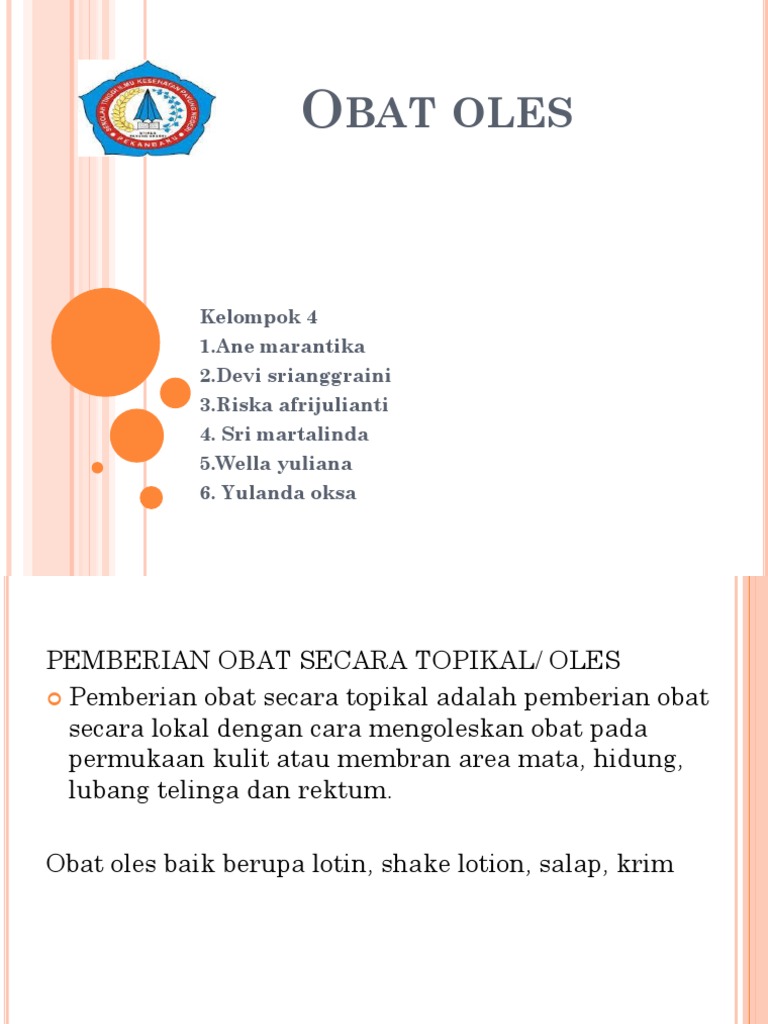 Obat Oles | PDF