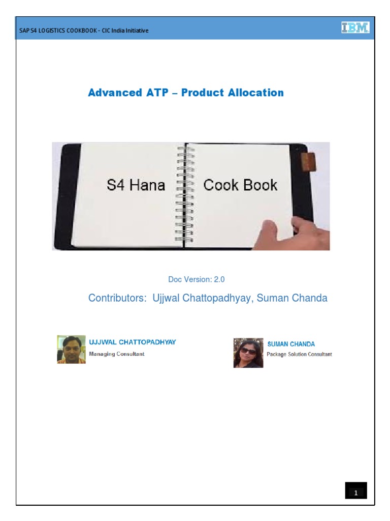 Cookbook Advanced ATP - Product Allocation V2 | PDF | Logistics ...