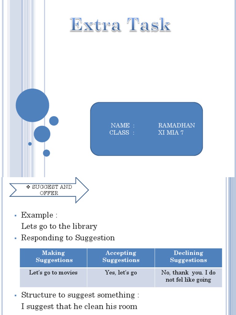 Extra Task English | PDF