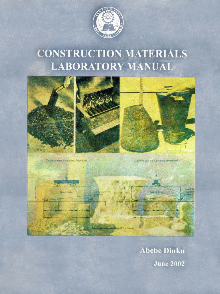 Construction Materials Labratory Manual By Abebe Dinku Pdf