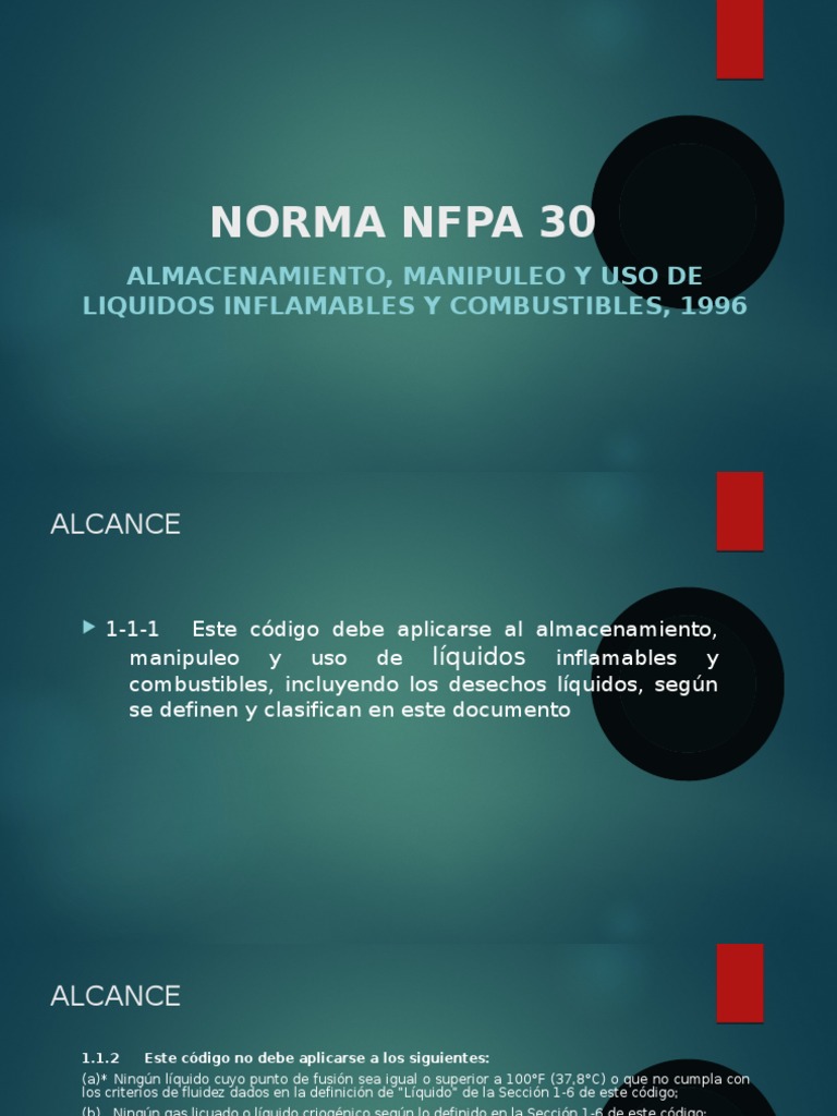 Norma Nfpa 30 | PDF | Líquidos | Tanques