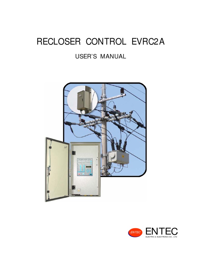 Entec EVRC2A Recloser User Manual | PDF | Relay | Direct Current