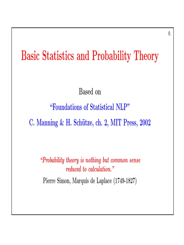 Foundations | PDF | Probability Theory | Normal Distribution