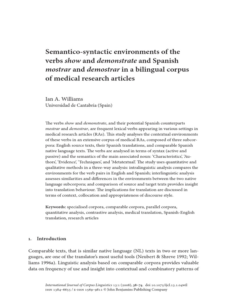 Williams 2008 | PDF | English Language | Subject (Grammar)