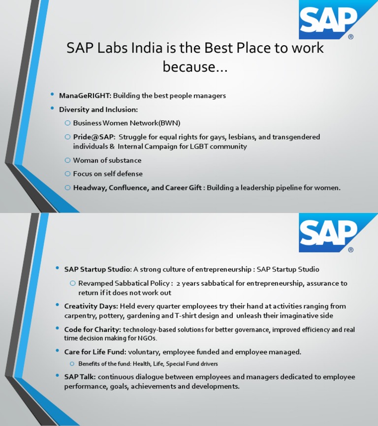 SAP Labs India | PDF | Lgbt | LGBTQIA+ Studies