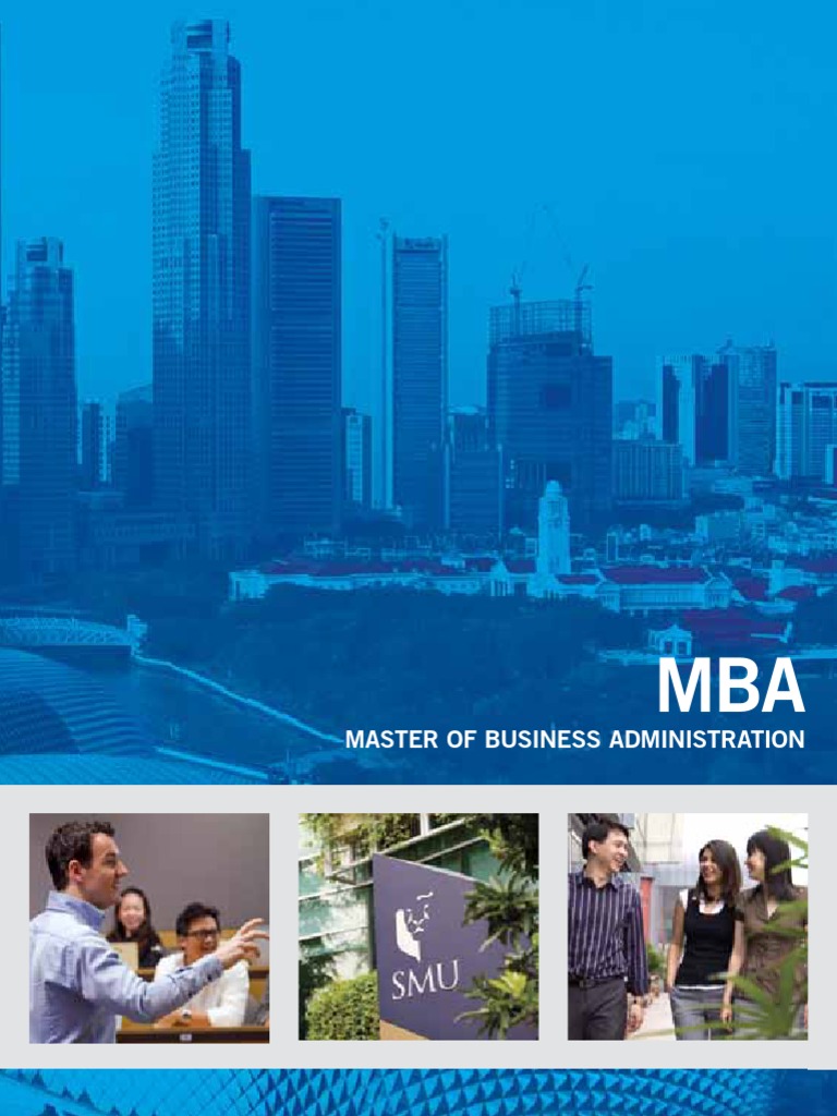 SMU MBA Brochure | PDF | Master Of Business Administration | Strategic ...