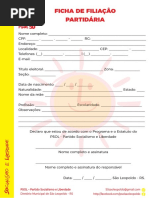 Ficha De Matrícula Da Ebd Remontado Pdf