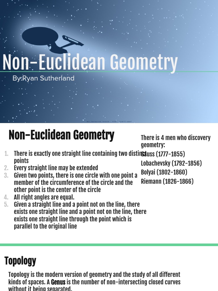 Non-Euclidean Geometry-Ryan Sutherland | PDF | Classics