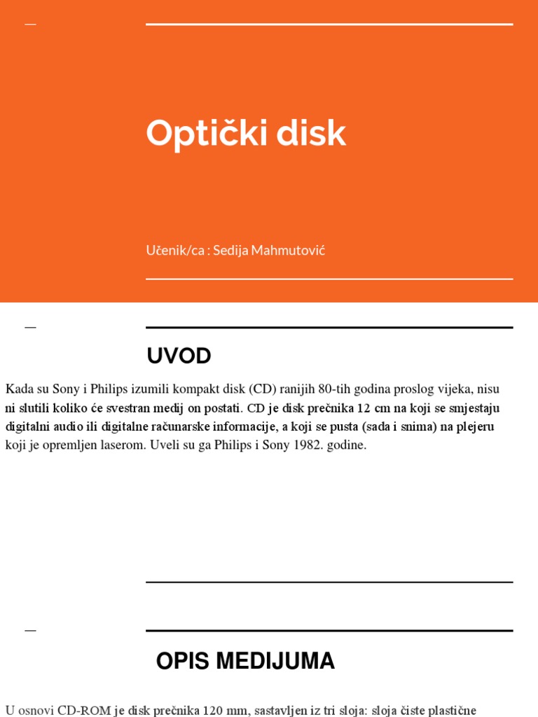 Optički Disk | PDF