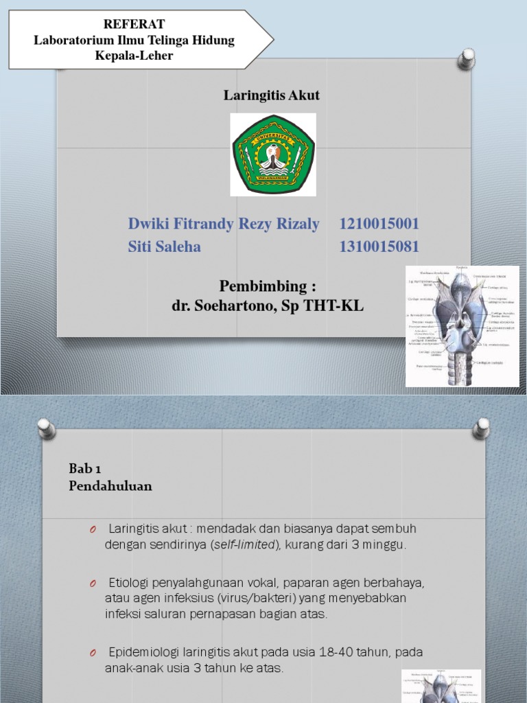 Laringitis Akut | PDF