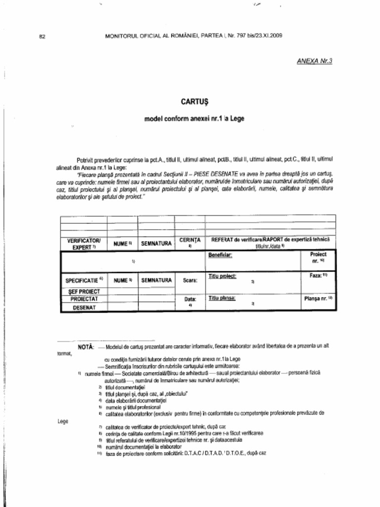 Anexa 3 Model Cartus PDF | PDF