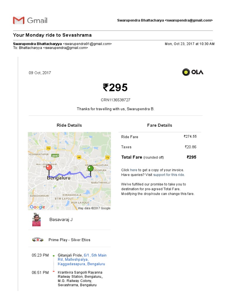 Ola Booking | PDF