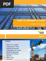 EoT Claim Template For Contractors | PDF | Business