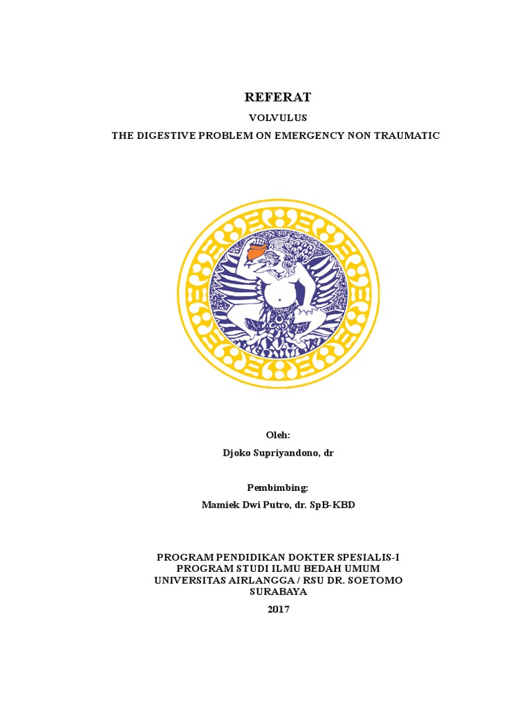 Gejala dan Definisi Volvulus Usus | PDF