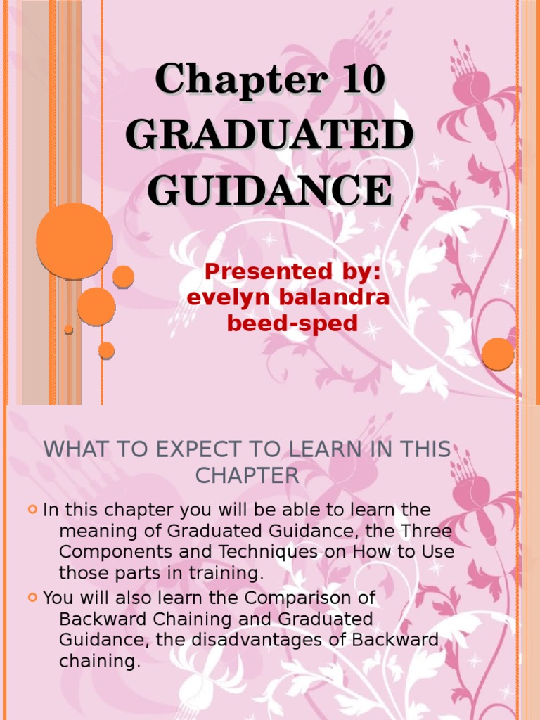 Chapter 10 Graduated Guidance | PDF | Reinforcement | Force