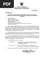INTENT LETTER For Reclassification | PDF
