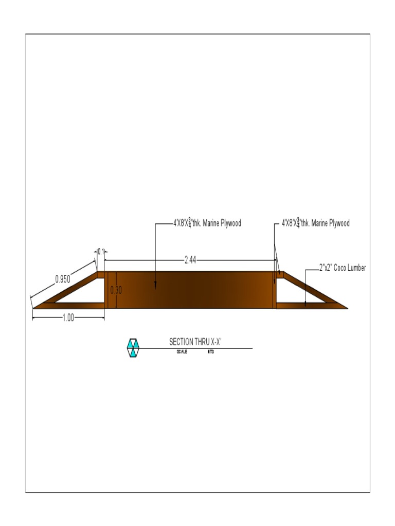 Section Thru X-X River Platform | PDF | Social Science | Home & Garden