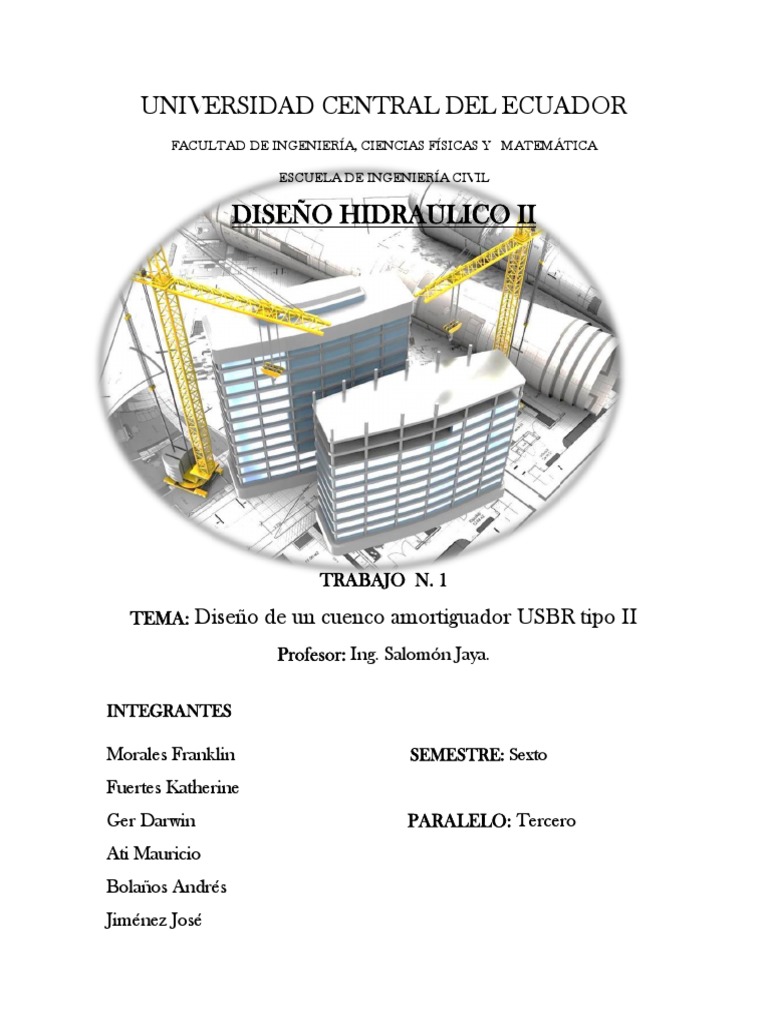 Ejercicio Cuenco Usbr II | PDF | Hidráulica | Agua