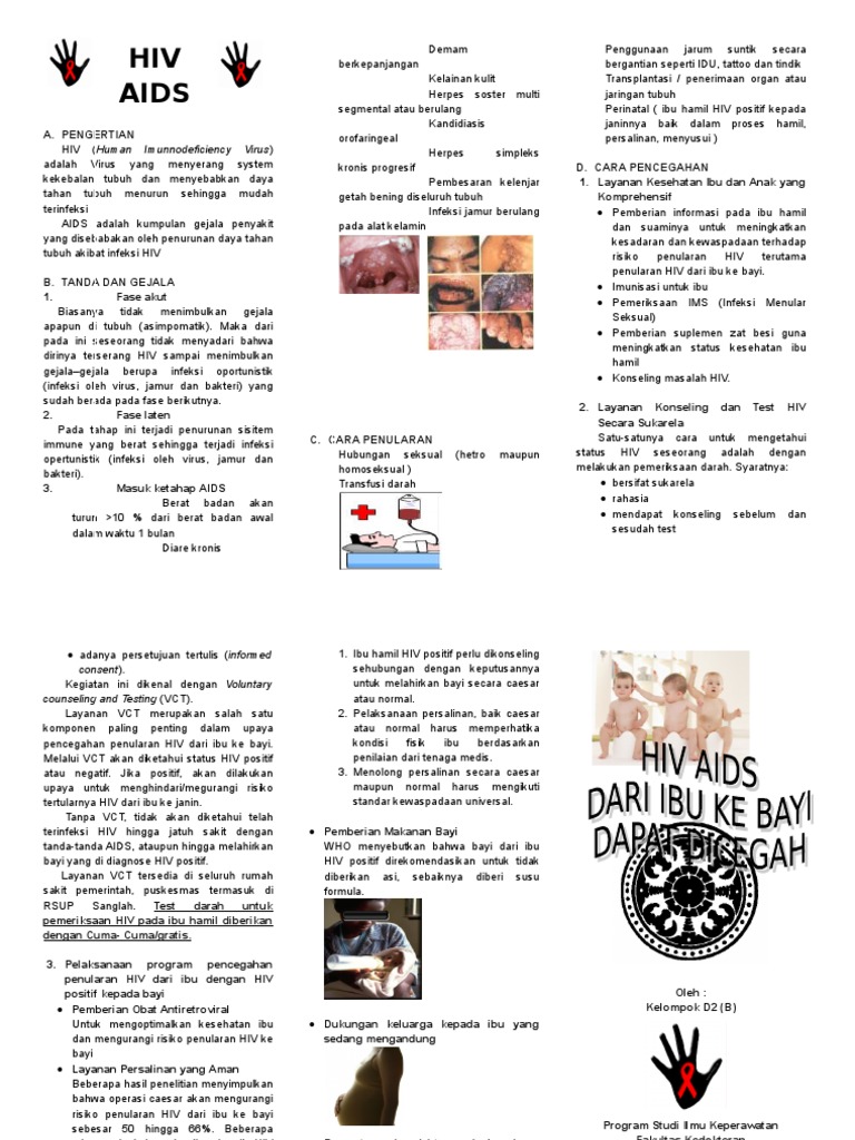 Leaflet Hiv Aids | PDF
