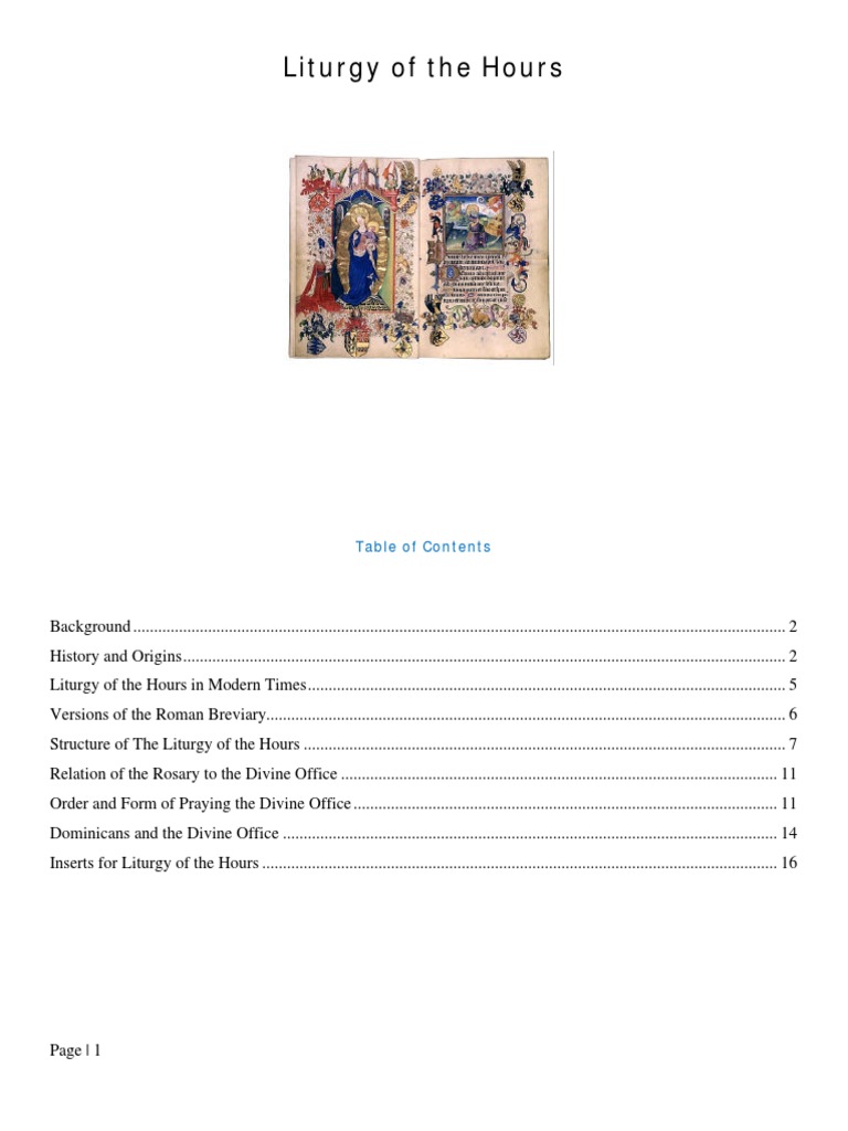Liturgy of The Hours 090110 PDF | PDF | Psalms | Liturgical Year