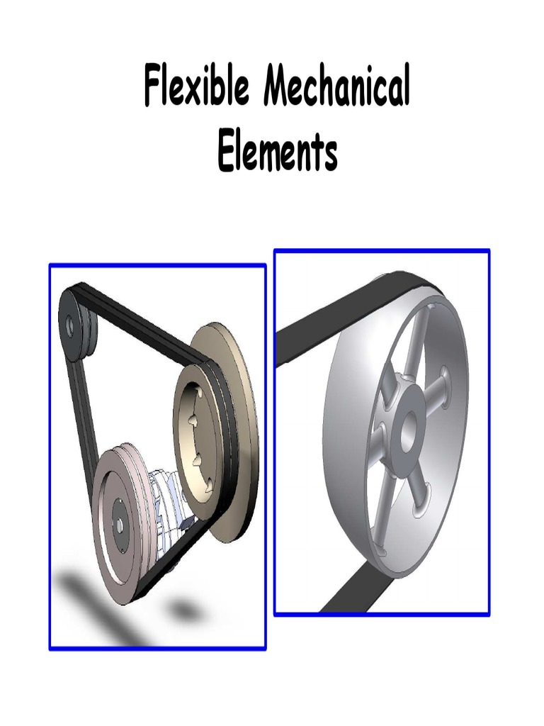 7 Flexible Mechanical Elements PDF | PDF | Belt (Mechanical) | Transmission (Mechanics)