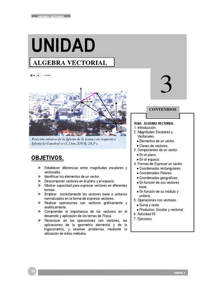 Algebra Vectorial PDF | PDF | Vector Euclidiano | Espacio vectorial