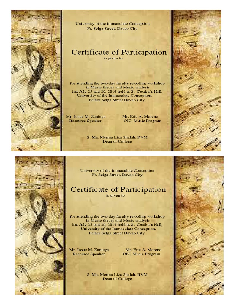 Certificate Faculty | PDF