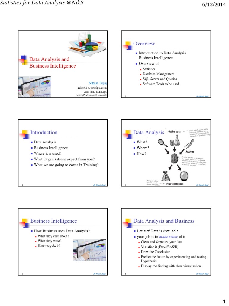 Statistics for Data Analysis Course | PDF | Business Intelligence ...