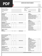 Formato de Inspeccion Tractocamion | PDF